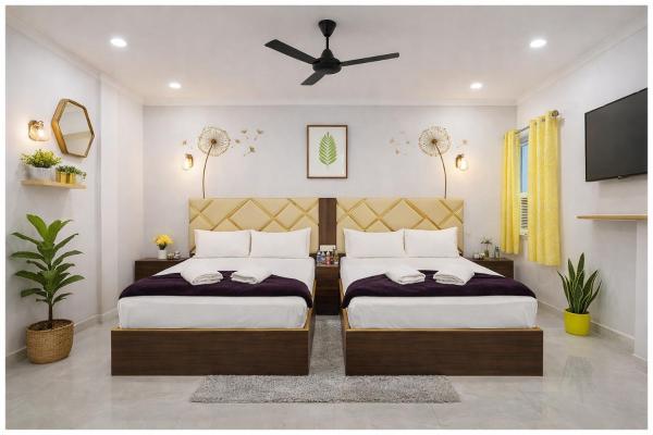 Hotel The Shekhar Premium Palace Near Varanasi Junction Railway Station 1500m # Kashi Vishwanath Temple # Free Wifi And Room Service - Fully Air Conditioning Premium Room # Best Family Hotel In Varanasi - Varanasi