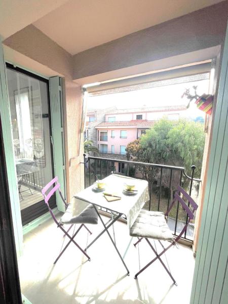 4pa109 Appartement F2 Résidence Avec Piscine Parking Et Cours De Tennis - Collioure
