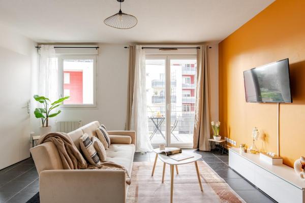 Cosy T2-tram-balcon-parking Lyon - Vénissieux
