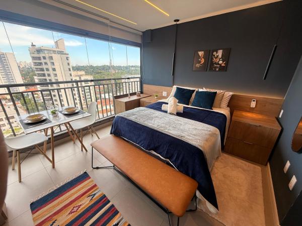 Bk 1304 - Lindo Apartamento Próximo Ao Metrô Brooklin - Av Santo Amaro, 5176 - Eldorado