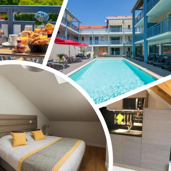 Plage 50m Piscine Parking Spa Duplex Cosy 6 Pers - Biscarrosse