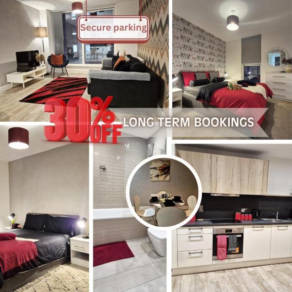 Scarlet-birm City Centre, Free Secure Parking, 2 Bedroom - Birmingham