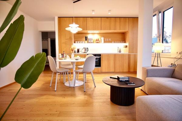 2,5 Zi Design Apt Near Porsche Museum With Beamer, Netflix, Ps5 - Stuttgart