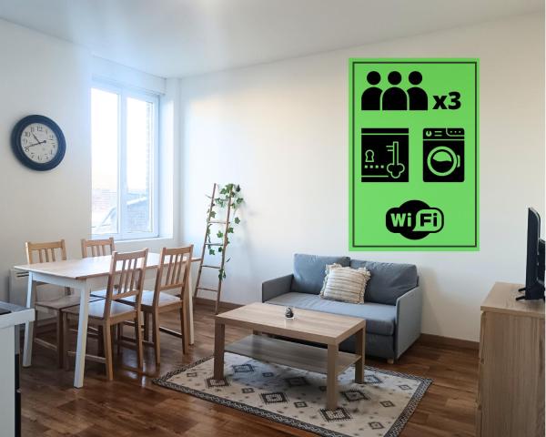 Appartement Calme Et Spacieux Proche Lille - Villeneuve-d'Ascq