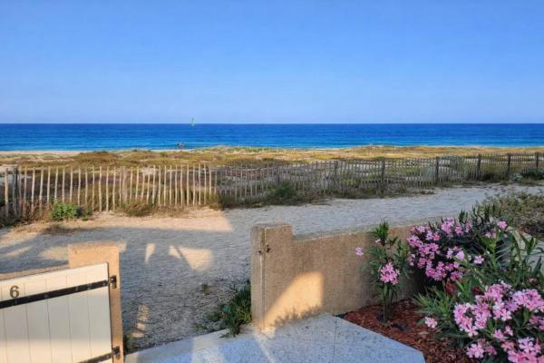 Villa Face à La Mer Sur Le Sable 6 Clim A L'etage - Leucate