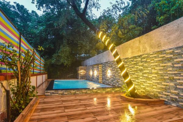 Diamond Villa - The Dream Stays Ll Pvt Pool Ll 2acrooms Ll Wifi - Khopoli