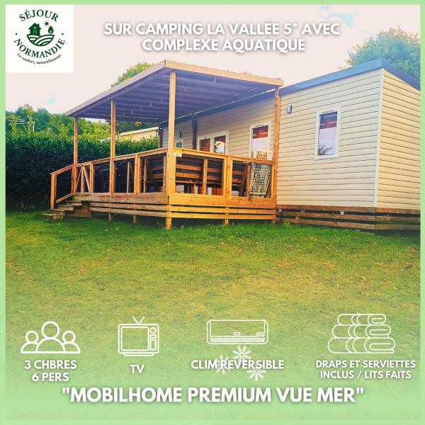 Houlgate- 216 - Mobilhome Premium 6 Personnes Camping 5 éToiles - Séjour Normandie - Paris Eure Gestion - Dives-sur-Mer