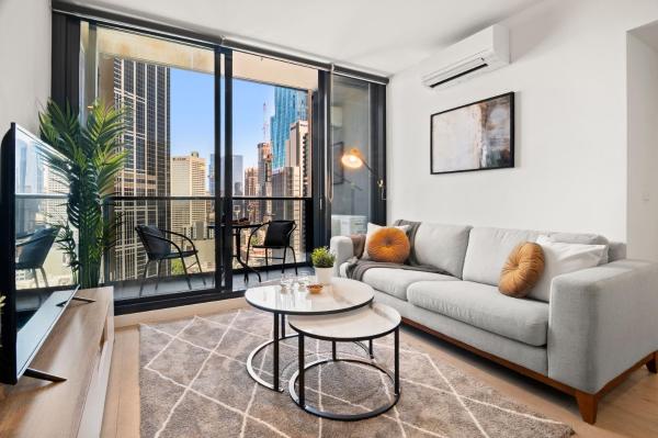 Central 2br Cbd Stylish Free Tram With Pool Gym - Melbourne