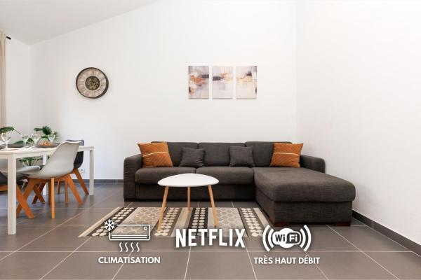 Le Lux, Moderne - Garage - Terrasse - Clim - Cannes