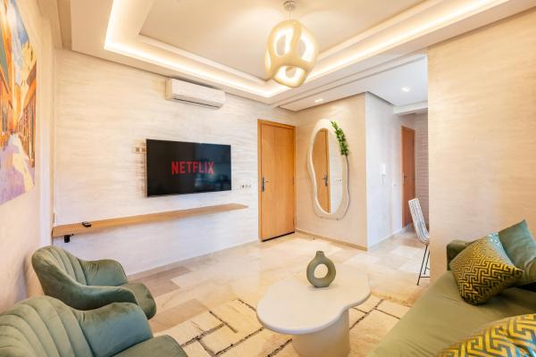 Appartement Chic Et Confortable Au Cœur De Gueliz - Marrakesh