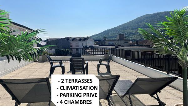 Appartement Le Soleil 140 M2 Climatisé Parking Privé Proche Sanctuaires - Pyrénées