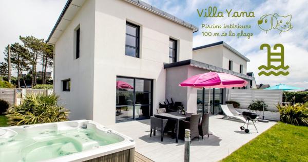Villa Yana Bretagne Piscine Intérieure Partagée Et Spa Privatif 100m De La Plage - Santec