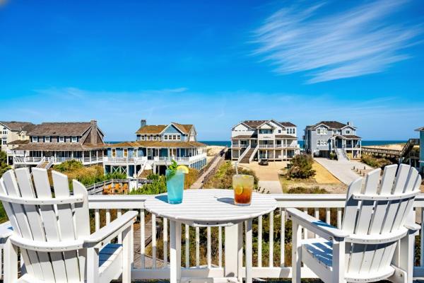 No Guests Fees, Lux Semi-oceanfront, Hot Tub, Games, No Roads To Cross - Nags Head, NC