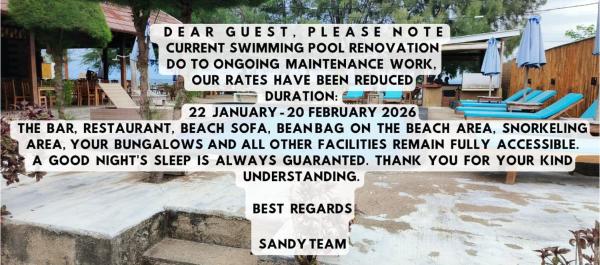 Sandy Beach Bungalows - Gili Islands