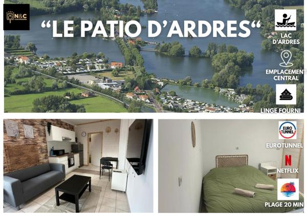 Le Patio D'ardres - Lac, Gare & Extérieur Privatif - Ardres
