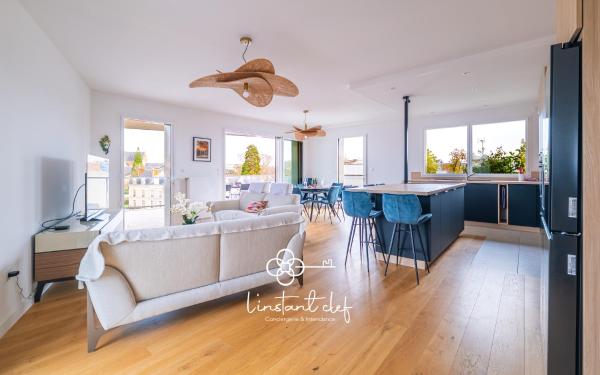 Ecrin Unique - Appartement Premium - Terrasse, Vue & Garage - Le Mans