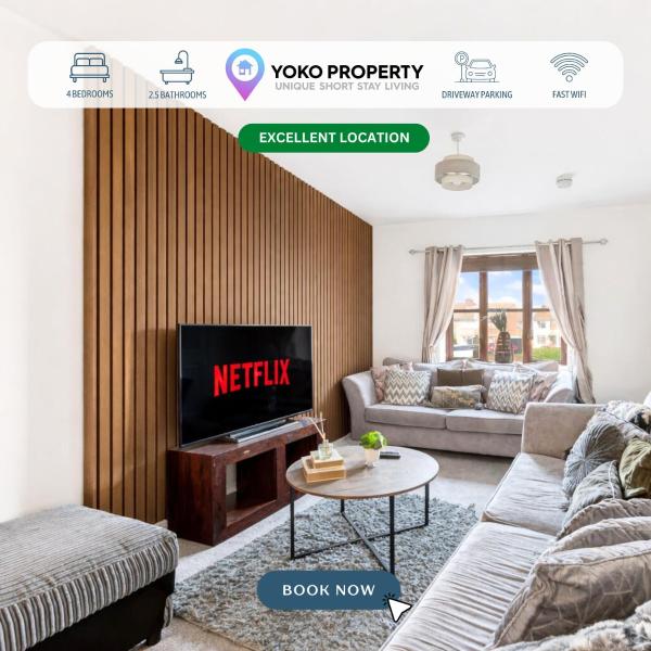 Loughton House • Prime Location • Driveway Parking • Smart Tvs • Super-fast Wifi • Yoko Property - Hertfordshire