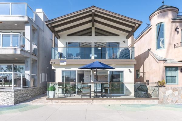 6br Oceanfront Duplex, Ac, Steps To Beach And Balboa Pier By Beachview Rentals - Laguna Beach, CA