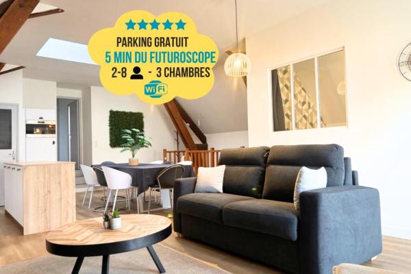 Parenthèse Poitevine - Maison 3 Chambres à 5 Min Du Futuroscope - Chasseneuil-du-Poitou