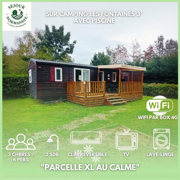 Location De Plusieurs Mobilhomes 6 Personnes Camping 3 Etoiles Séjour Normandie Paris Eure Gestion Ivry La Bataille - Normandy