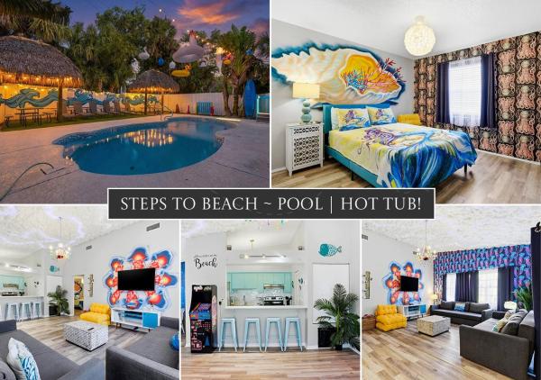 Jellyfish-flamingo House, Amazing Location On Beach & Walk To Village - Sarasota, FL