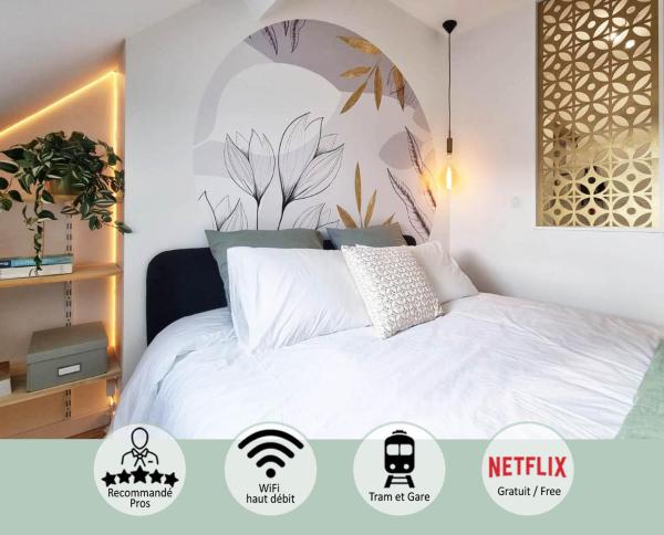 Appartement Hagaki Vue Panoramique Proche Gare Netflix - Grenoble