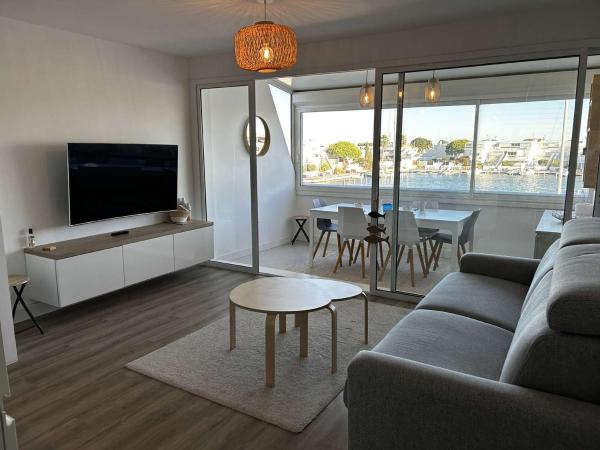 Appartement Climatisé Avec Parking, Vue Port - Le Grau-du-roi - Fr-1-250-326 - Port Camargue