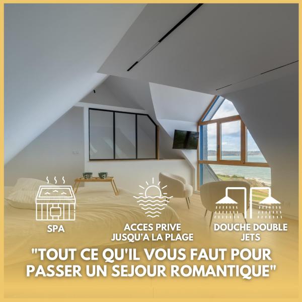 Romantic Room Sea View - Private Spa - Locquirec - Locquirec