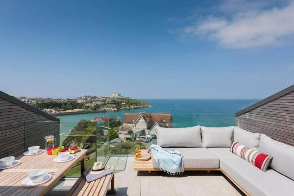 Beachfront Townhouse Lovely Sea Views Newquay - Fistral Beach