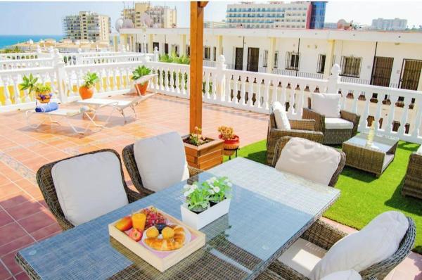 Casa Con Terraza Y Solarium Playa A 2 Min - Benalmádena