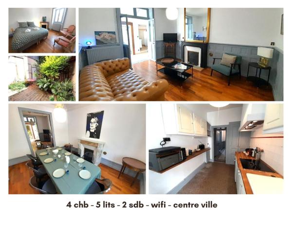 Belle Maison Centrale 8 Pers- Patio- Wifi - Châteauroux