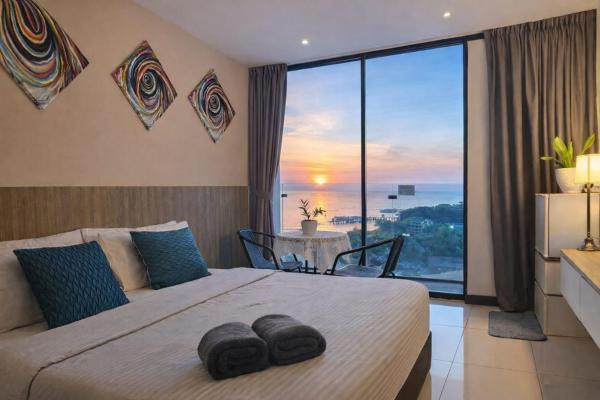 Pd D'wharf The Bay Superior Queen Room Seaview Balcony - Port Dickson