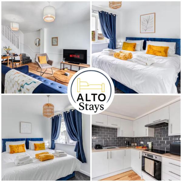 Spacious Bedford House Sleeps 5 Superfast Wifi Free Parking - Bedfordshire