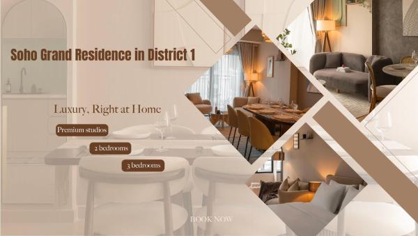 Soho Grand Central Residence - Upscale Living In District 1 - Premium Studios, 2brs 3brs - Ciudad Ho Chi Minh (Saigón)
