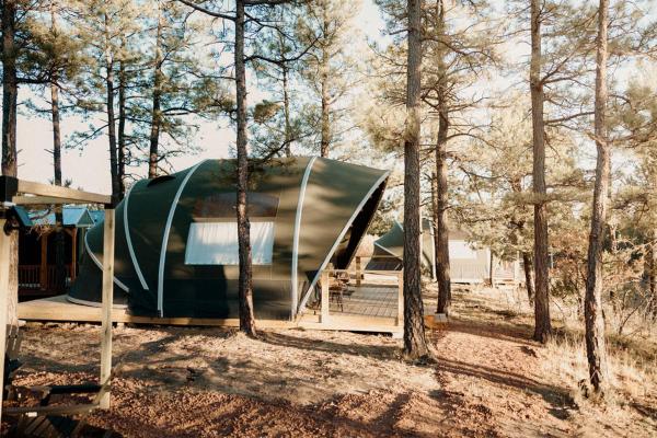 Scenic Mountain Yurt With Queen Bunks - トランス, NM