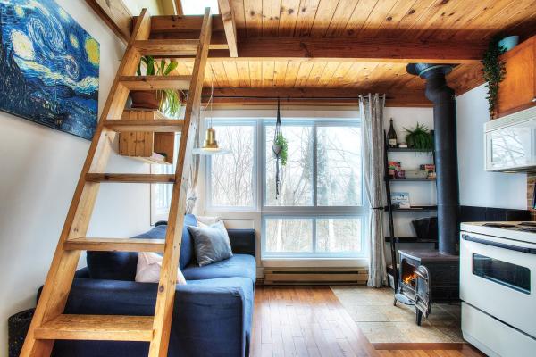 Le Tiny Loft Ski In Ski Out - Laurentides