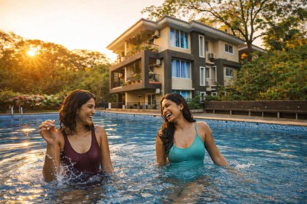 2bhk Rajkamal Suites At Vagator - Goa