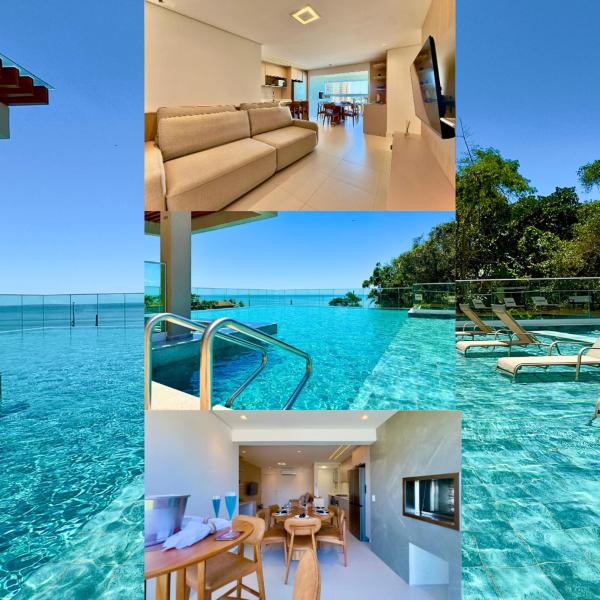 Apartamento Em Condomínio Frente-mar Com Piscinas, Jacuzzi Aquecida, Sauna, Academia, Brinquedoteca, Churrasqueira Na Sacada, Cozinha Completa E Lazer De Home Club - Barra Velha