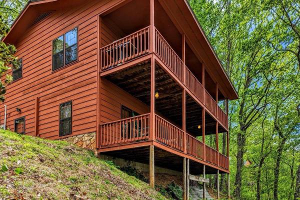 Lake Chatuge And Mtn Views! Hiawassee Cabin Retreat - Hiawassee, GA