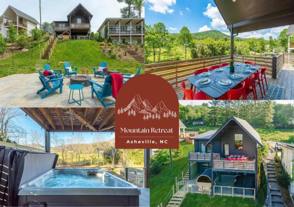 Mountain Retreat Sauna Outdoor Dining Nature - Asheville, NC