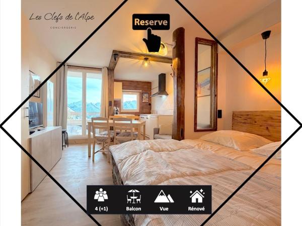 Studio Cosy Et Ensoleillé - Jolie Vue Montagnes - Auris