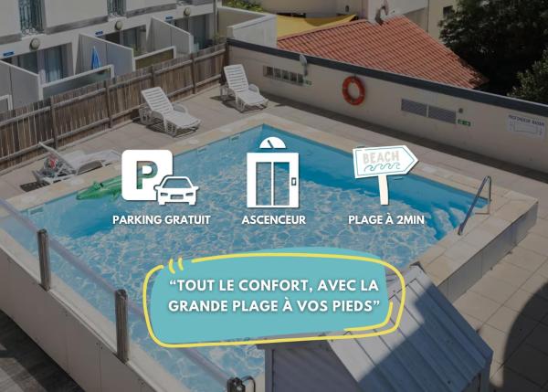 Appartement 3ch - 2-5p - Parking Et Piscine Gratuit - Les Sables-d'Olonne