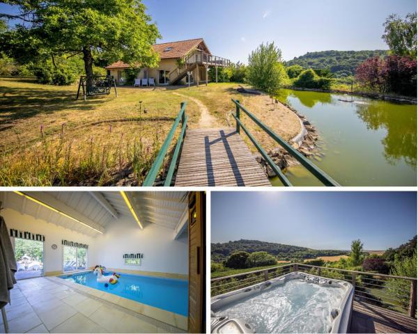 La Villa Zenitude Experience - Jaccuzi Privé - Jardin, Bbq Et Piscine - Vue D'exception - Elite Premium Properties Services - Pont-à-Mousson