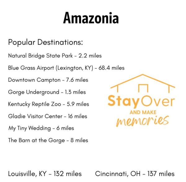 Amazonia- Pet Friendly, Firepit, Outdoor Shower - 켄터키