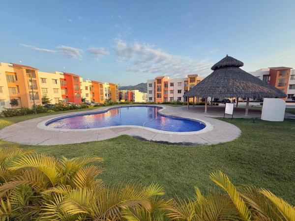 Departamento Residencial Privado Con Alberca - Nayarit