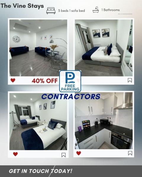 Modern 2br Flat In London, Free Parking,contractors - Epsom