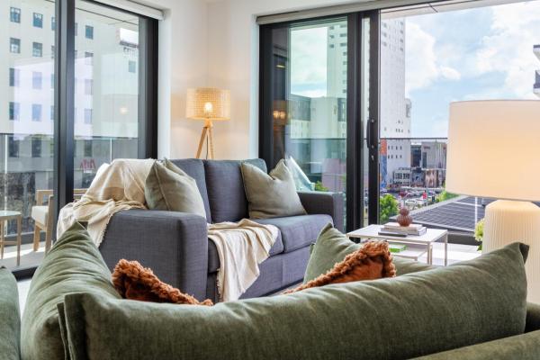 Stylish & Central, City View Apt With Free Carpark - Christchurch