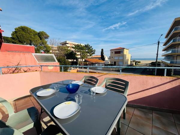 Duplex Lumineux Avec Terrasse, Vue Mer, 6 Couchages à Argelès - Fr-1-309-547 - Argelès-sur-Mer