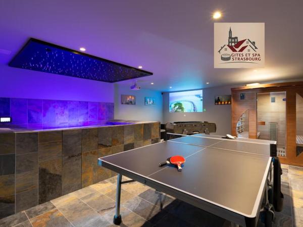 Gites Spa Strasbourg - Villa Lion - Spa Privé, Sauna, Borne D'arcade, Babyfoot - Molsheim