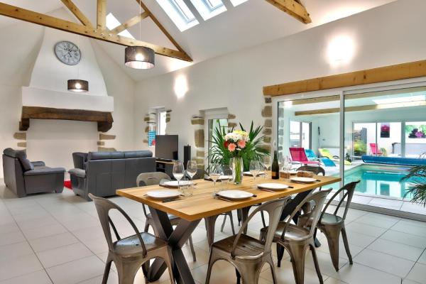 Gîte Du Goadré - Gîte Rural 5 éToiles Avec Piscine Intérieure - Spa - Sauna - 4 Chambres - Finistère